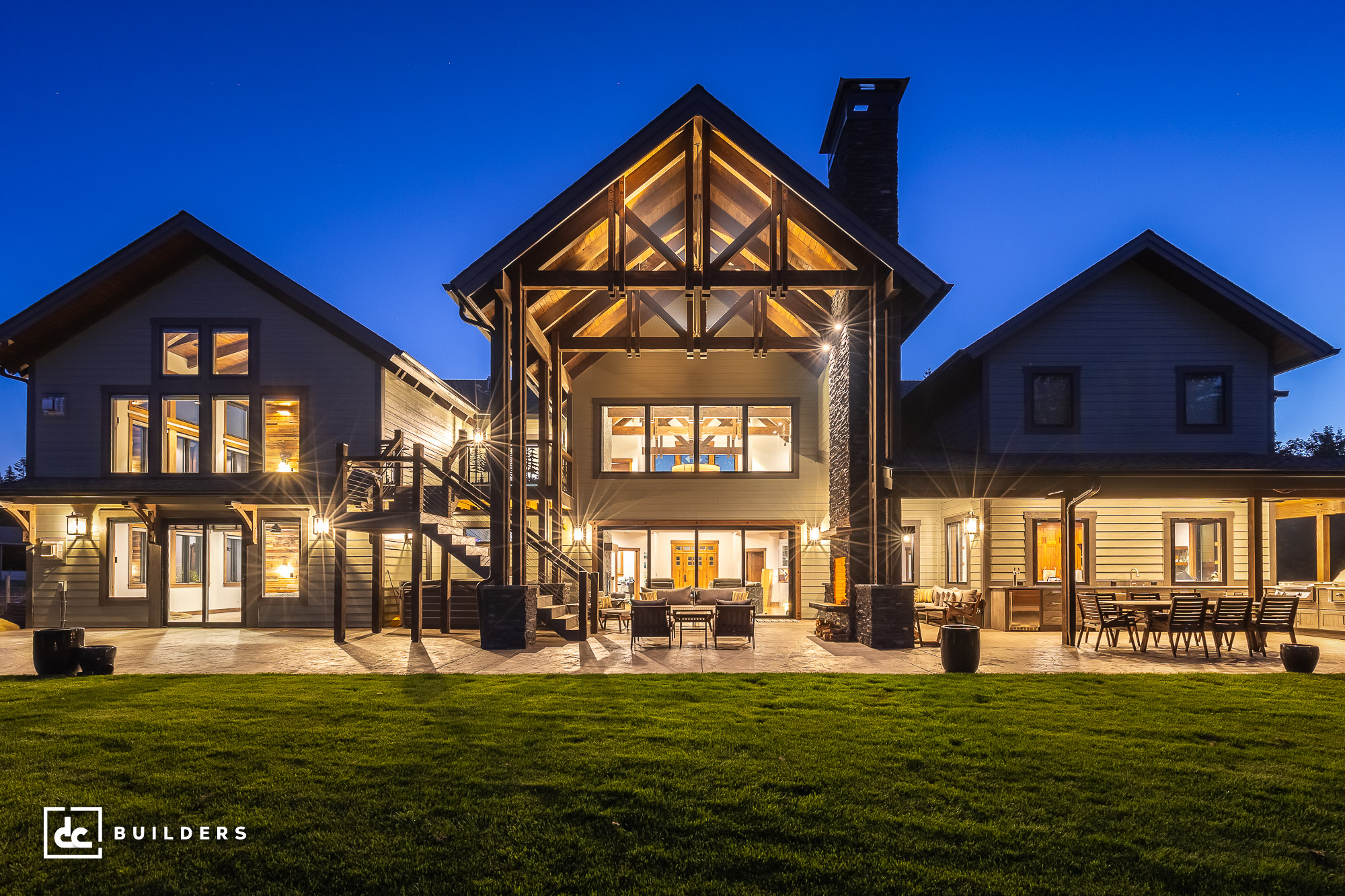 Olympia, Washington Timber Home Construction - DC Builders