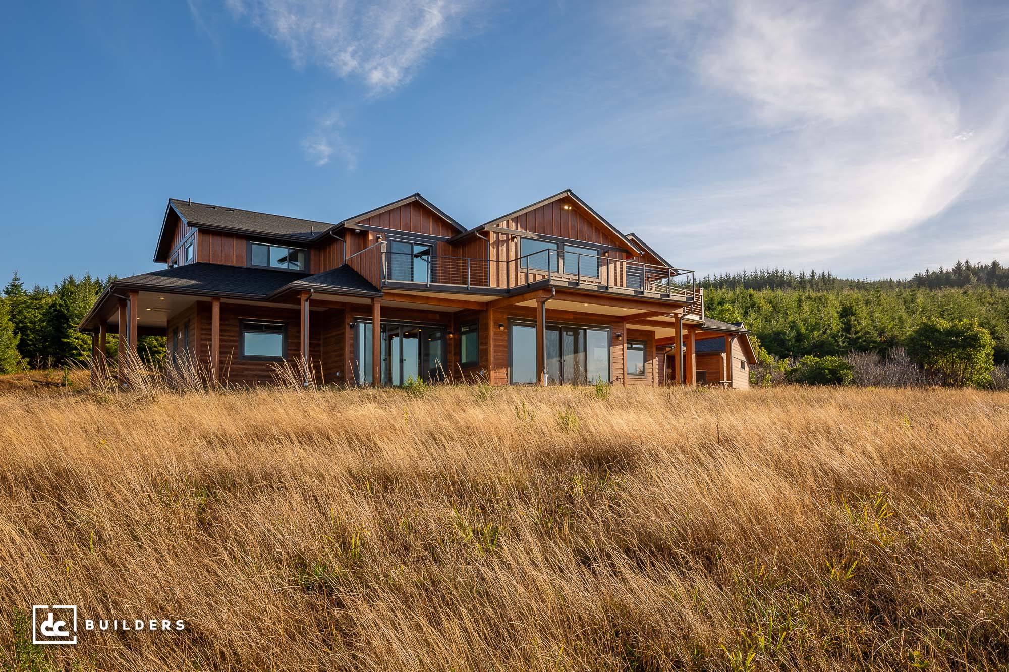 Couer d'Alene Timber Frame Home Builders - DC Builders